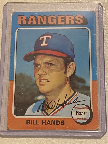 1975 Topps Baseball - #412 Bill Hands Texas Rangers | eBay