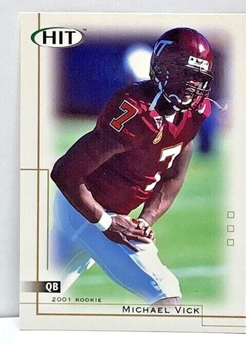 2001 Sage Hit MICHAEL VICK Rookie RC Card #7 Falcons | eBay