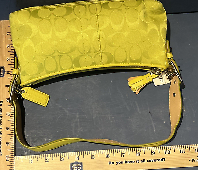 Coach Lime Green Hobo Shoulder Bag Purse Vintage NWT Y2k Coach Lime Green Hobo Shoulder Bag Purse Vintage NWT Y2k