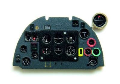 SPITFIRE MK.VB LATE PHOTOETCHED, 3D INSTRUMENT PANEL TO AIRFIX #4803 1/ ...