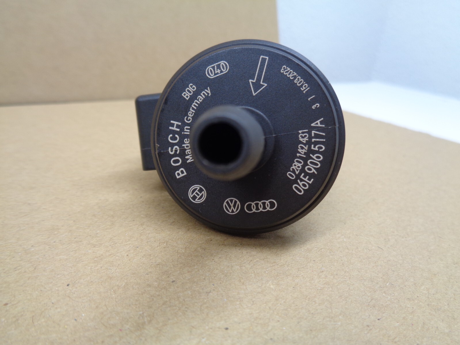 FOR AUDI VW 06E906517A BOSCH EVAP VAPOR CANISTER PURGE SOLENOID VALVE ...