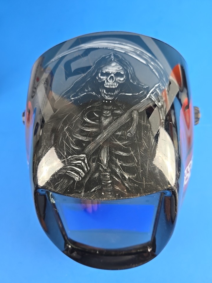 Matco Tools Red Skulls auto darkening Welding Helmet Visor Mask. | eBay