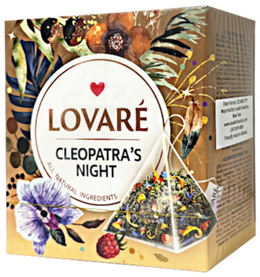 LOVARE Green Tea "CLEOPATRA'S NIGHT" 15 Pyramids Made UKRAINE Feel The ...