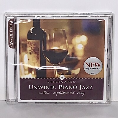 Factory Sealed Lifescapes Unwind: Piano Jazz CD Mellow Sophisticated ...