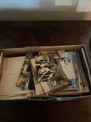 Shoe Box Full Of Postcards Vintage Mixed Lot | eBay UK