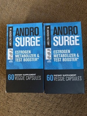 ANDRO SURGE Estrogen Blocker Testosterone Booster Men Muscle Builder 2/ ...