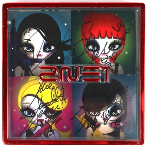 2NE1 - The Second Mini Album Signed Autographed Mini Album CD K-Pop ...