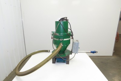 Vac-U-Max Dry Bulk Hopper 12" Receiver with Vacuum Wand 1.5" Suction ...
