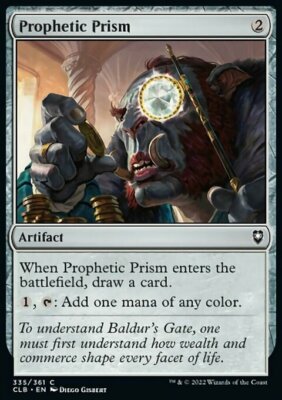 MTG Prophetic Prism (335/1023) Commander Legends Battle for Baldur's ...