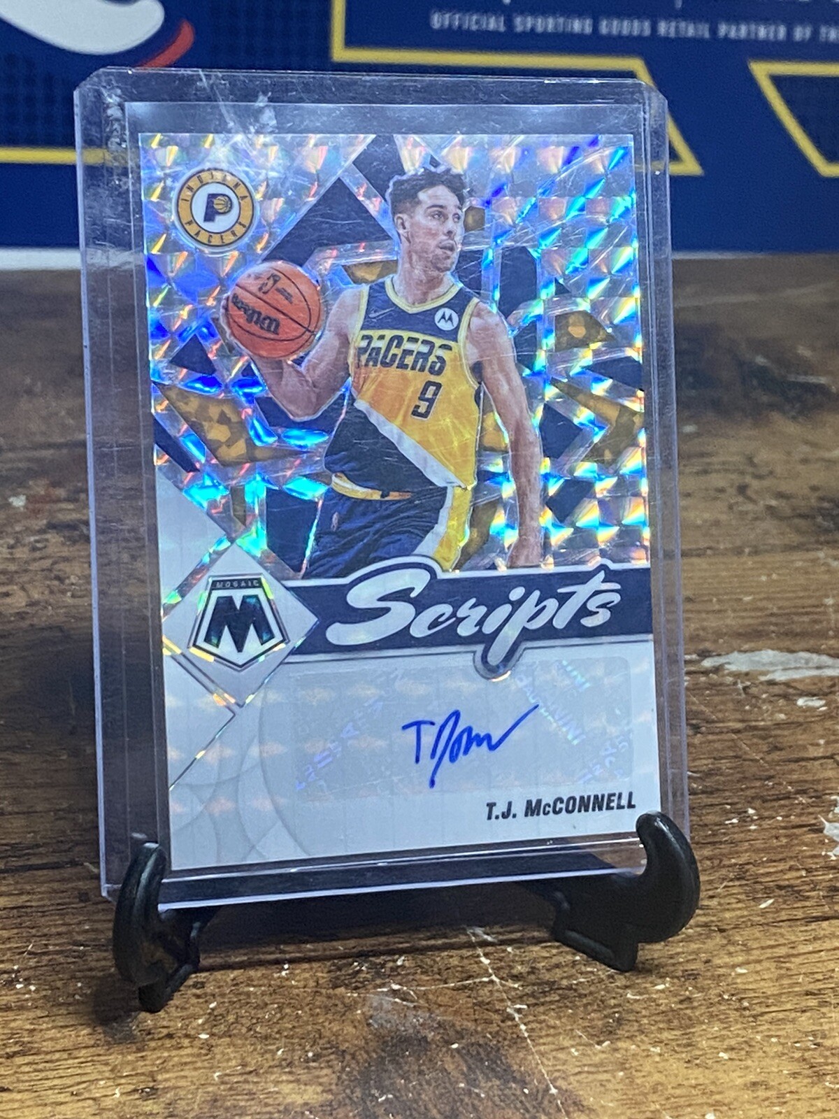 2021-2022 Panini Mosaic Scripts Pacers T.J. McConnell Auto | eBay