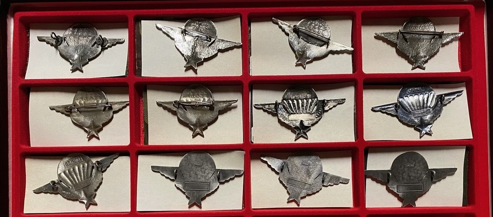 French Para Paratrooper Insignia Badges Wings Rare Drago Army Set Lot ...