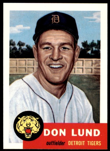 1991 Topps Archives 1953 Don Lund . Detroit Tigers #277 | eBay
