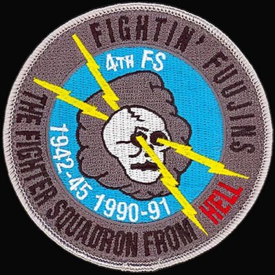 USAF 4th FIGHTER SQ -4 FS- THE FIGHTER SQ FROM HELL -Hill AFB, UT ...