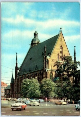 Postcard - St. Thomas Church - Messestadt Leipzig, Germany | eBay
