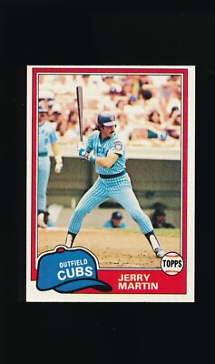 1981 Topps #103 Jerry Martin * Outfield * Chicago Cubs * EX-MT * | eBay