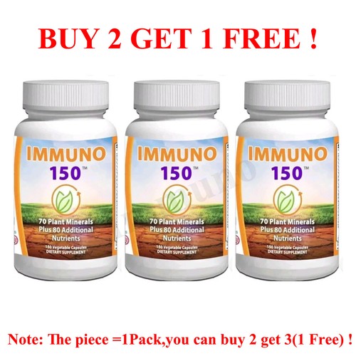 3Pack Immuno 150 The Ultimate Multi Vitamin,Immune Booster,150 Capsules ...