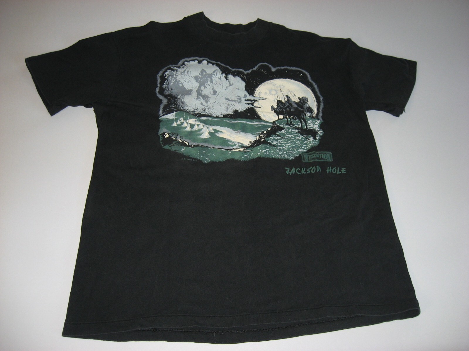 Vintage Stedman Men's West Action Jackson Hole T Shirt Large | eBay