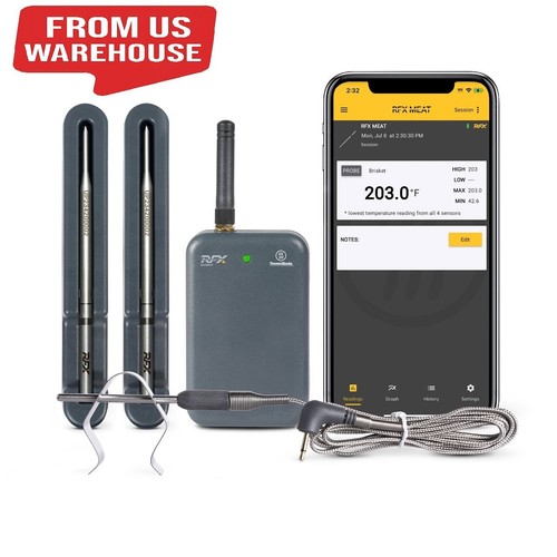 ThermσWσrks R₣X Wireless Probe Starter Kit – 2 -Probe Remote Temp ...