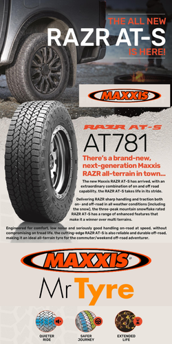 MAXXIS RAZR 255/65R18 111T AT781 ATS - ALL TERRAIN (Freight Aust Wide ...
