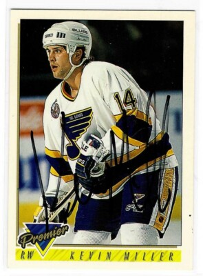 Kevin Miller Signed 1993/94 Premier Card #8 | eBay