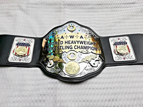 AWA World Heavyweight Championship Title – 4mm Zinc Metal – 100% ...