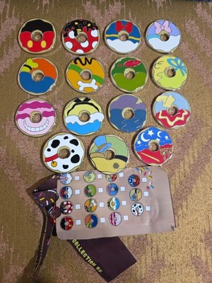 Disney Pins Mystery Donut Set Complete | eBay
