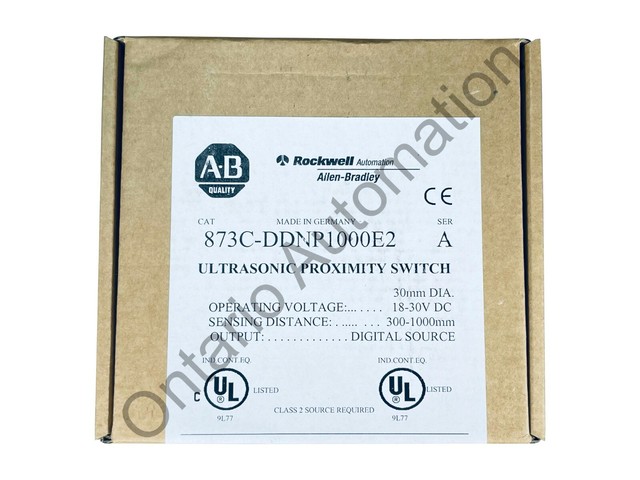Allen Bradley Ultrasonic Proximity Switch 873c-ddnp1000e2 14 Day - for ...