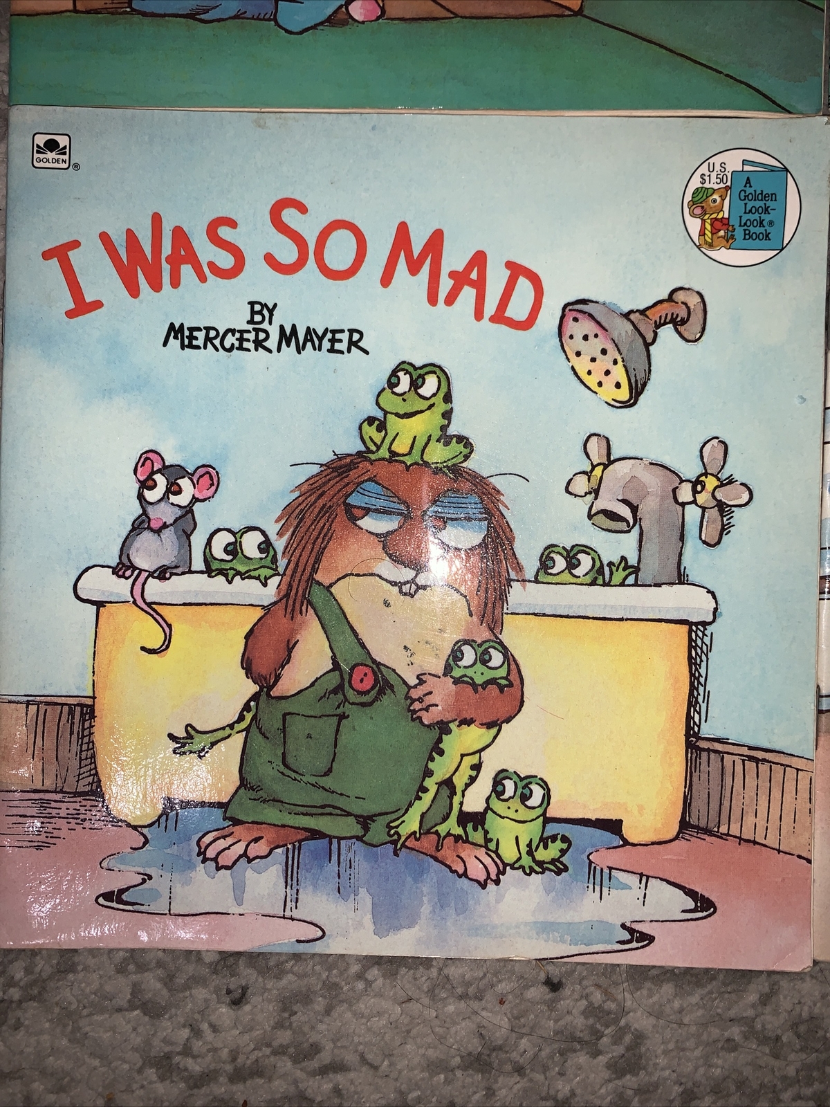 Vintage LITTLE MONSTER Book Lot Of 4 Mercer Mayer (1978) Golden Look ...