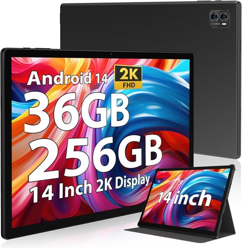 14 inch Ultra Big Android 14 Tablet 36GB RAM 256GB ROM 8 CORE CPU BIG ...