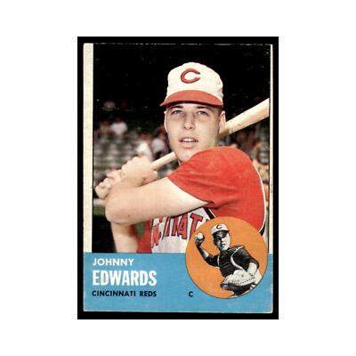 1963 Topps Johnny Edwards Reds #178 | eBay