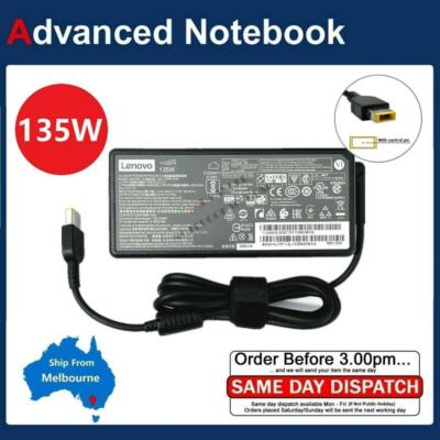 Genuine 135W Power Adapter Charger Lenovo IdeaPad Gaming 3 3-15ARH05 3 ...