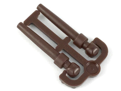 Lego 36752 New Dark Brown Minifig Utensil Wand 2 on Sprue Harry Potter ...