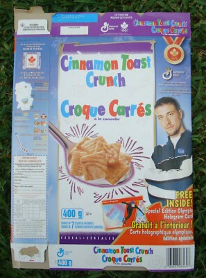 GENERAL MILLS-CINNAMON TOAST CRUNCH-CROQUE CARRES-1998-CANADA-EMPTY ...