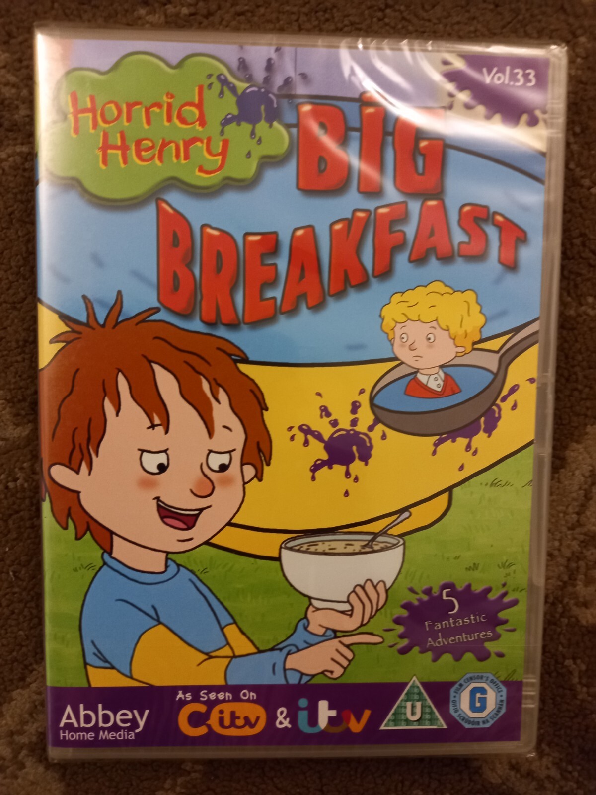HORRID HENRY BIG BREAKFAST DVD SEALED KIDS 5 EPISODES | eBay UK