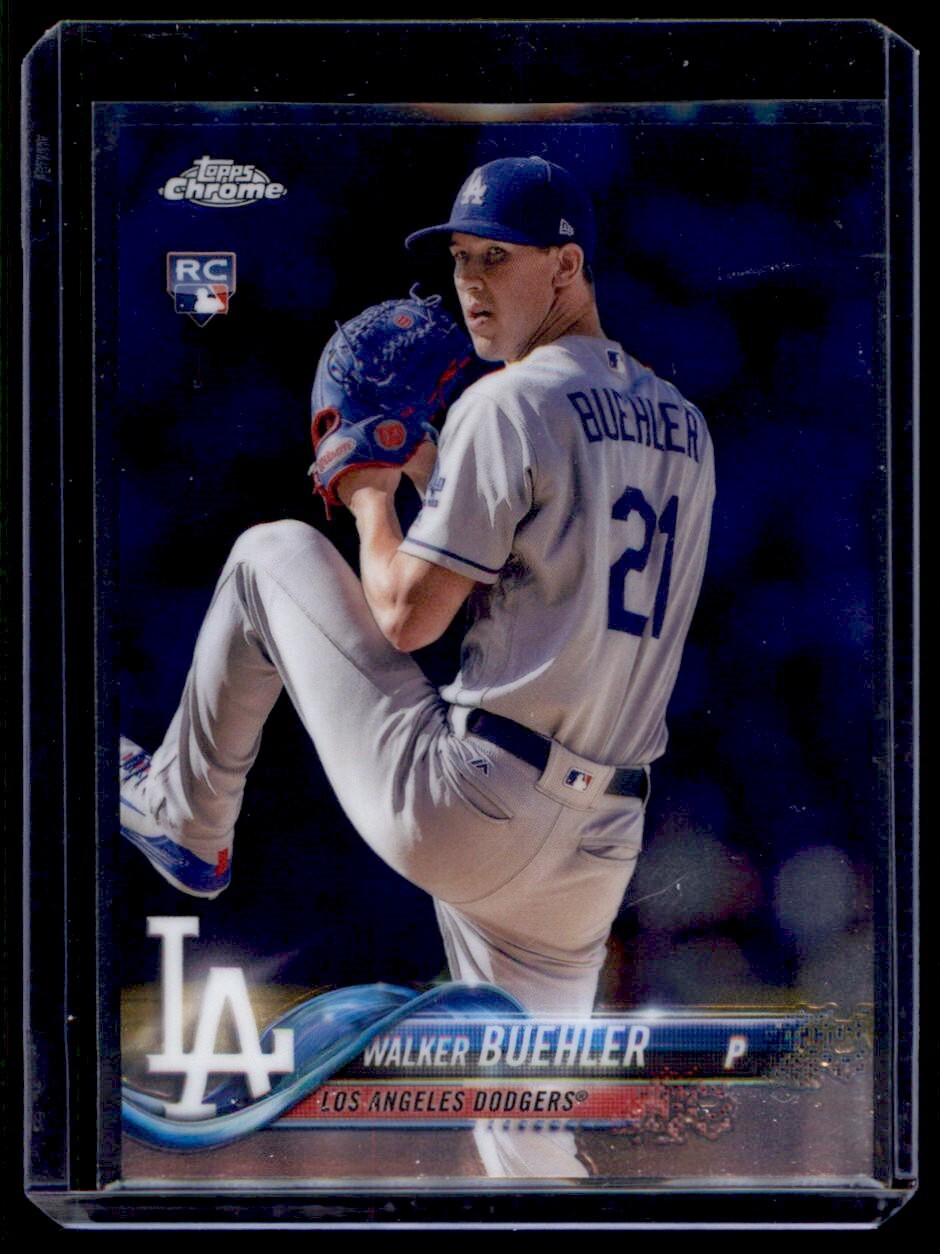 2018 Topps Chrome Update Walker Buehler Rookie Los Angeles Dodgers # ...