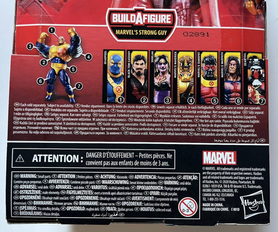 Hasbro Marvel Legends STRONG GUY BAF Wave Complete 8 Mint in Box ...