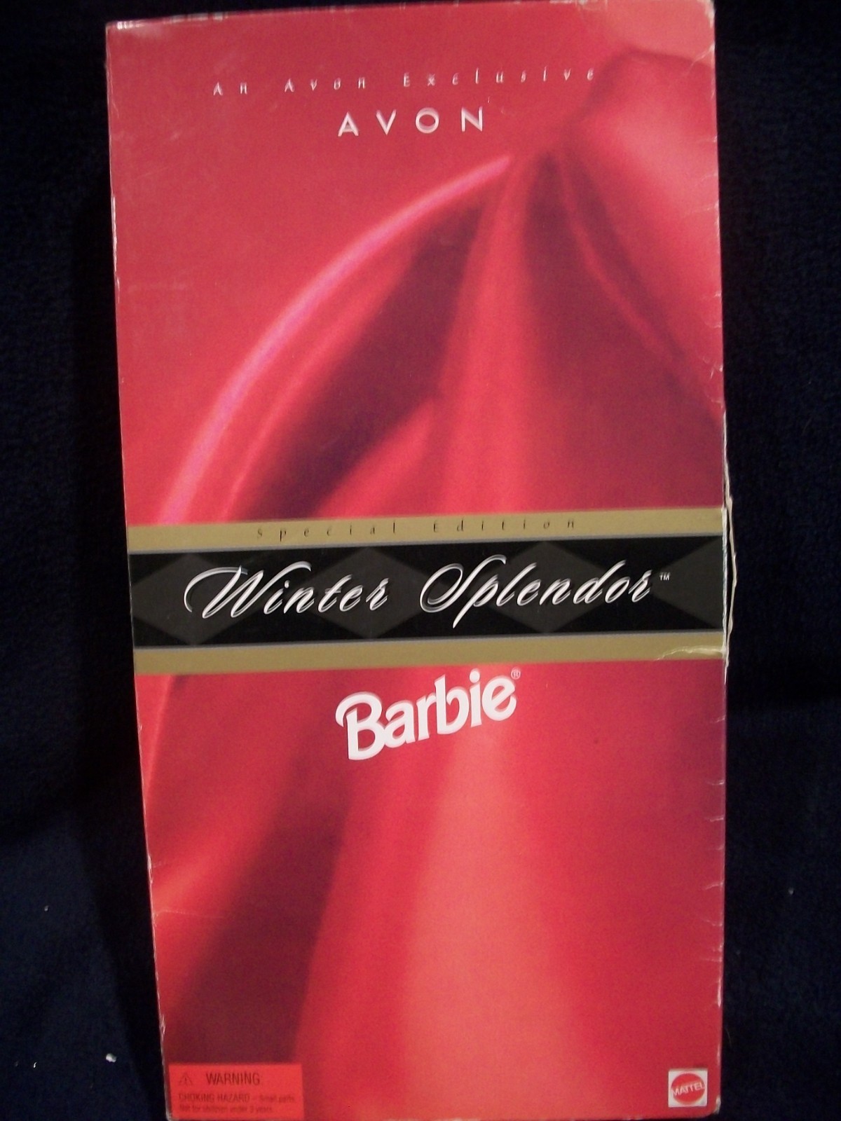 Vintage 1998 AVON WINTER SPLENDOR BARBIE DOLL Special Edition Mattel ...