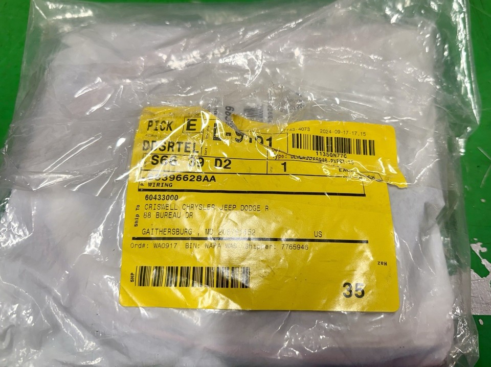 GENUINE OEM MOPAR 6839 6628 AA 68396628AA WIRING KIT⚡FREE SHIPPING⚡ | eBay