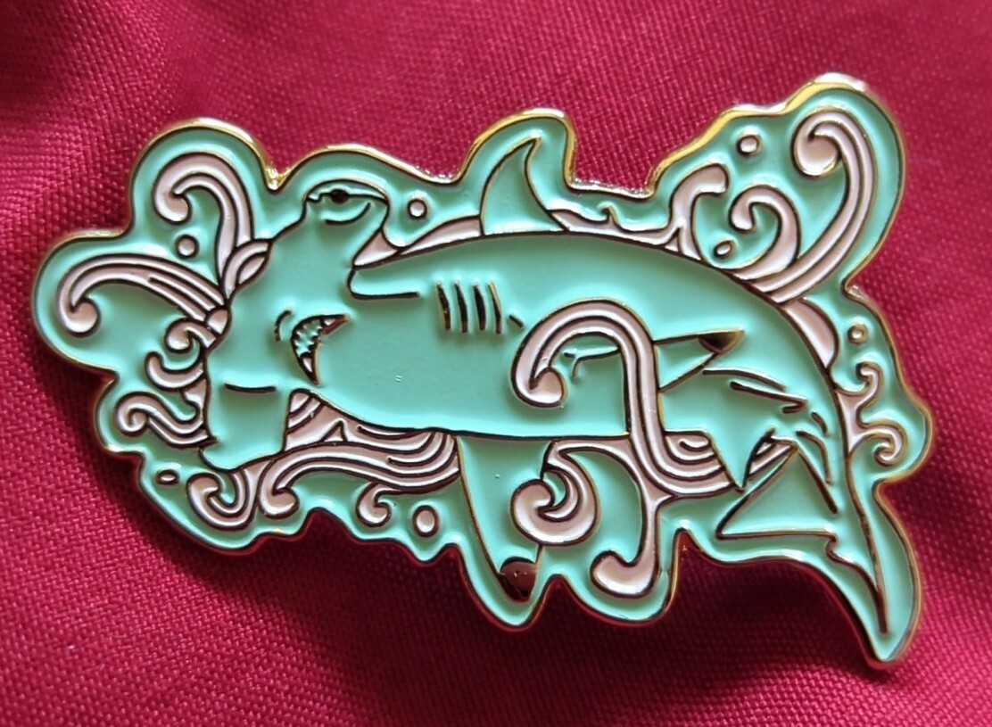 Hammerhead Shark Lapel Enamel Pin | eBay