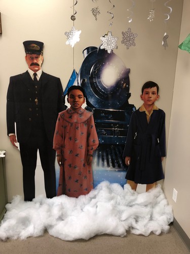 Conductor Life Size Cardboard Cutout Standup The Polar Express 2004 ...