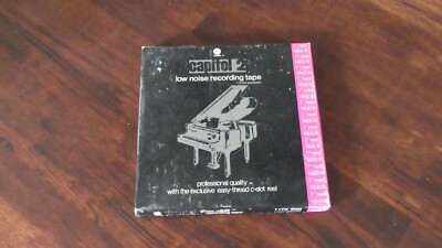 VINTAGE CAPITOL 2 Low Noise 7" Reel to Reel Recording Tape.#1869 PRE ...