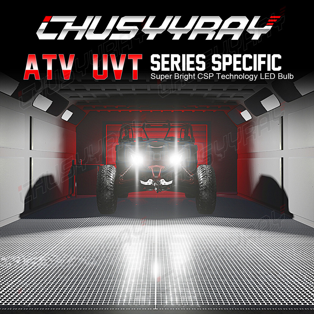 LED For Polaris Sportsman 500 600 700 800 27W Low Beam Headlight Bulbs ...