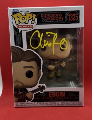 CHRIS PINE SIGNED DUNGEONS & DRAGONS EDGIN FUNKO POP BAS BECKETT 2 | eBay