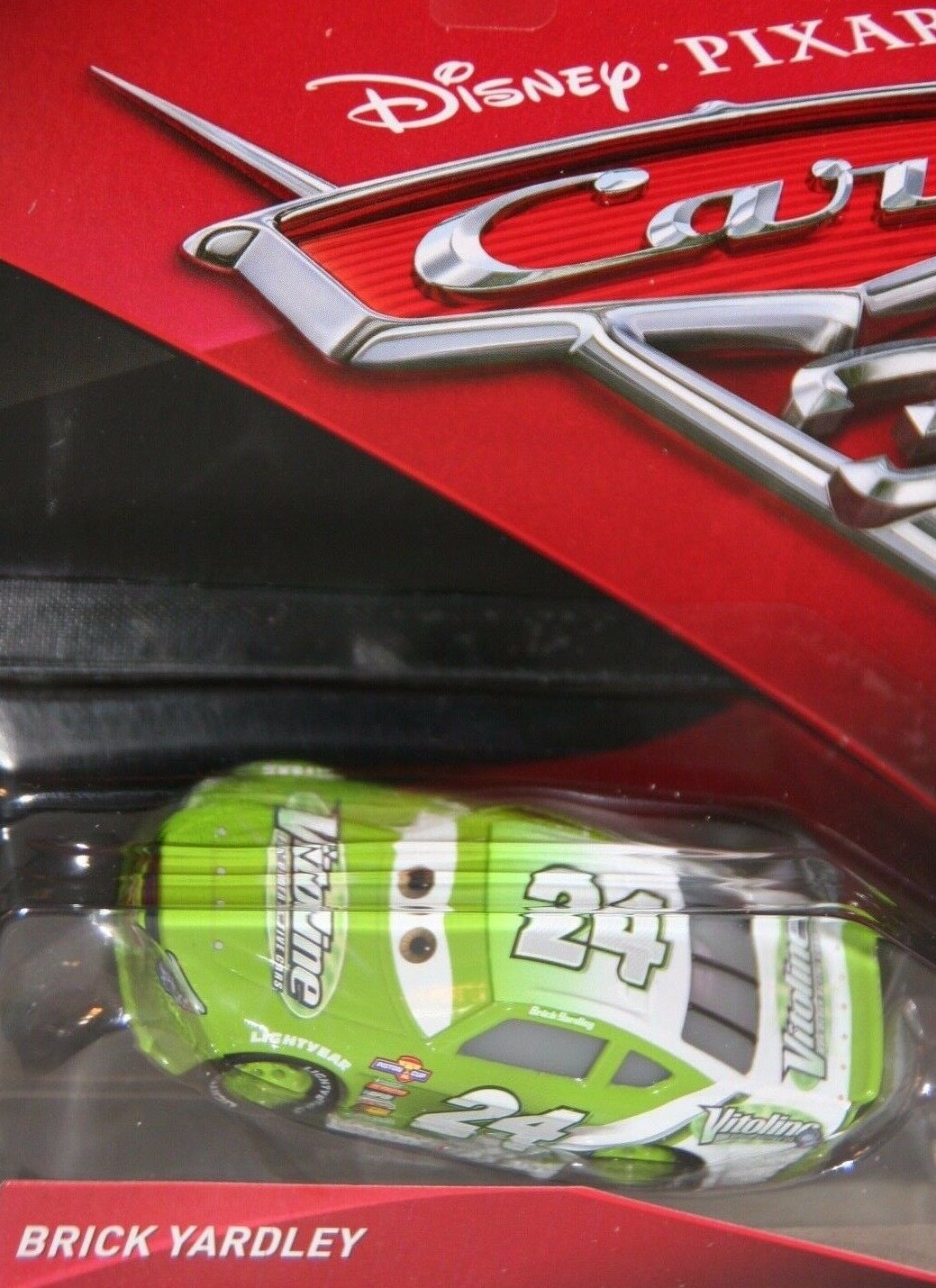 DISNEY PIXAR CARS "#24 BRICK YARDLEY...A.K.A. VITOLINE" NEW IN PACKAGE ...