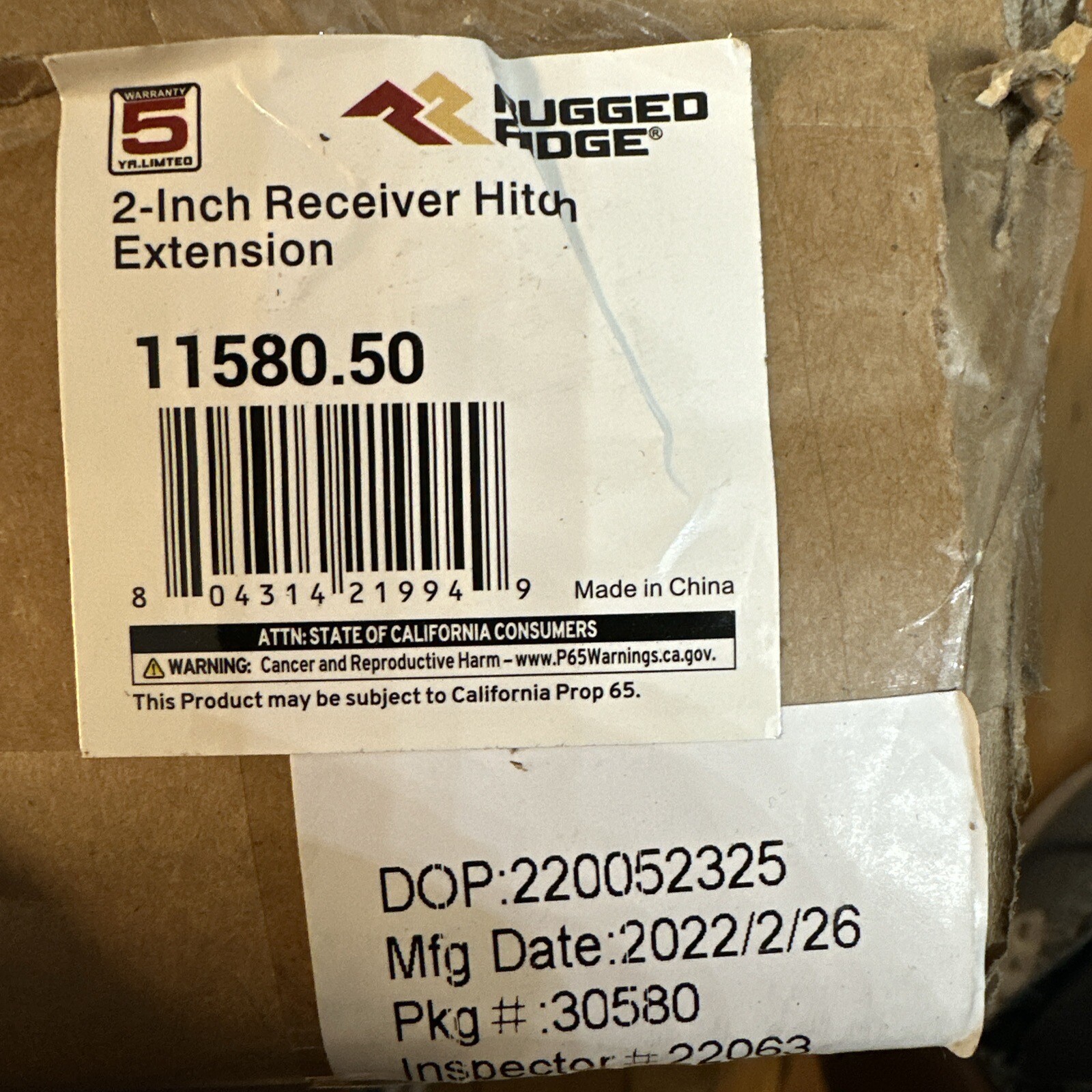 Rugged Ridge | Trailer Hitch Extension, 2 Inch Receiver | 11580.50 | eBay