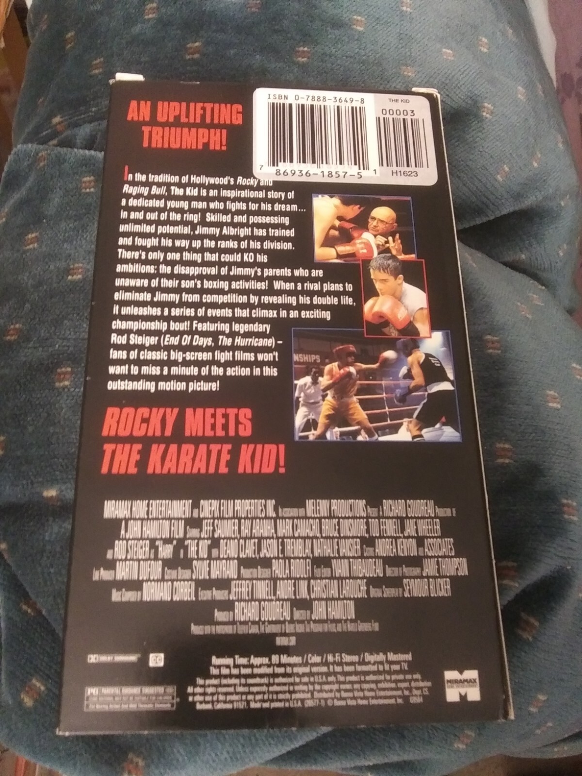 The Kid 1997 VHS boxing Rod Steiger Bruce Dinsmore Rocky Meets The ...