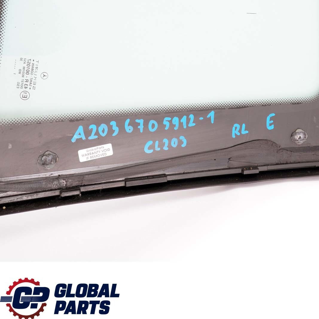 Mercedes-Benz CLC CL203 C W203 SportCoupe Rear Left N/S Window Glass ...