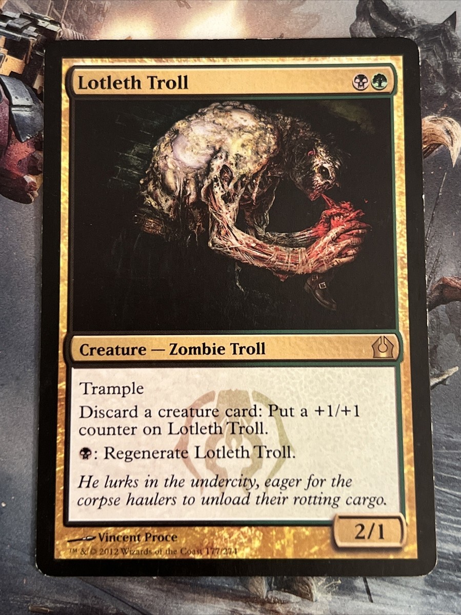Lotleth Troll Troll MTG Wiki
