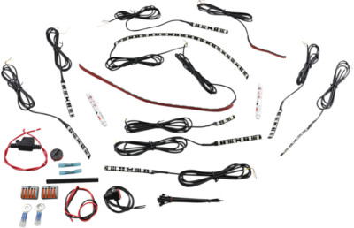 Custom Dynamics Magic Flex II Motorcycle Red LED Accent Light Engine ...