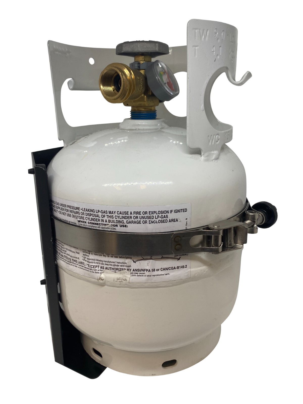 Overland Camping 4x4 5 LB Propane Tank Mount w/ Quick Release T-Bolt ...